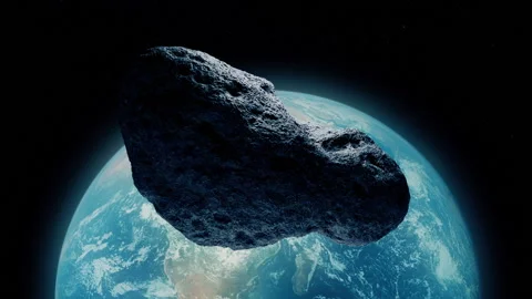 Asteroid Dinosaurs Stock Video Footage | Royalty Free Asteroid ...