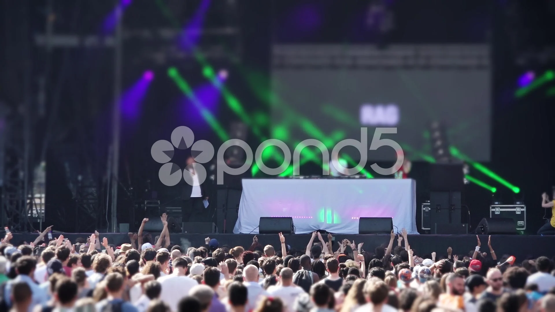 Dj Stage Crowd