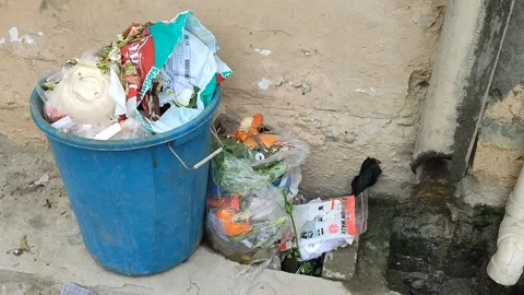 Garbage Dustbin Stock Video Footage | Royalty Free Garbage Dustbin ...