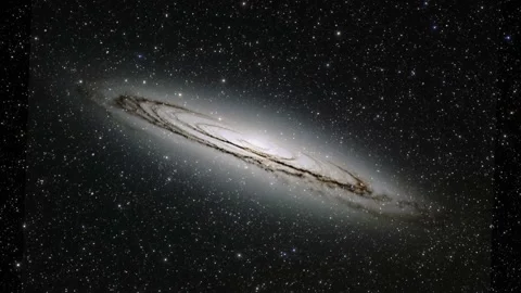 Huge Galaxy Spinning in Space 3D Animati... | Stock Video | Pond5