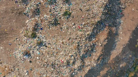 The huge garbage dump, the ecological di... | Stock Video | Pond5