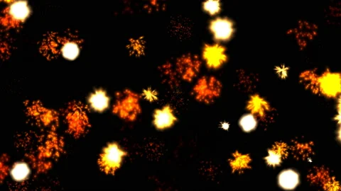 A huge number of exploding fireworks. | Stock Video | Pond5