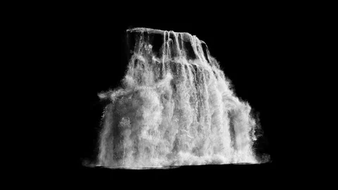 huge waterfall texture seamless loop, 4k... | Stock Video | Pond5