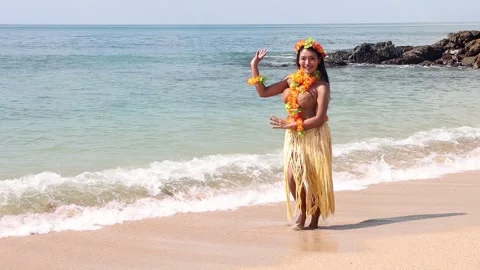 Hula Dancer Beach Stock Videos – Royalty-Free HD & 4K Videos