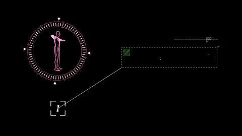 Human body rotating on a black backgroun... | Stock Video | Pond5