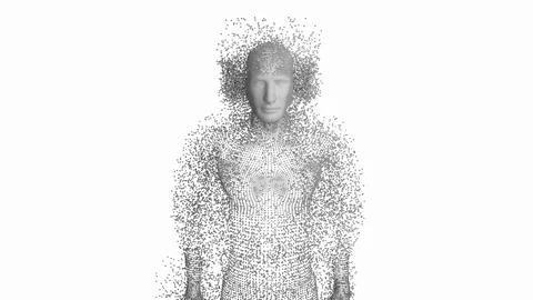 Human body on white background | Stock Video | Pond5