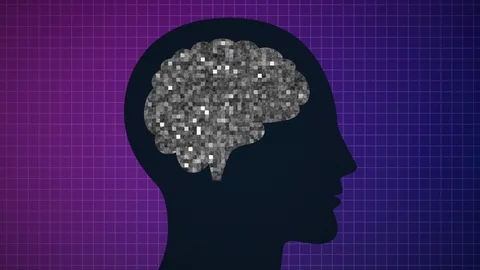 human brain activity animation | Stock Video | Pond5