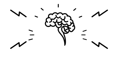 Human Brain Monoline Drawing 2D Animatio... | Stock Video | Pond5