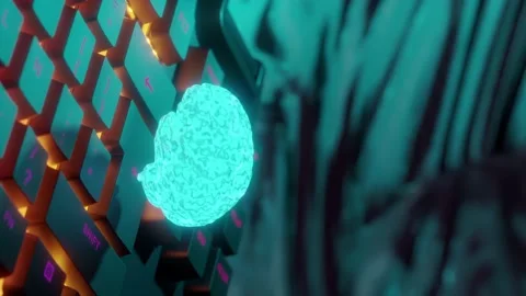 Human brain over spinning computer keybo... | Stock Video | Pond5