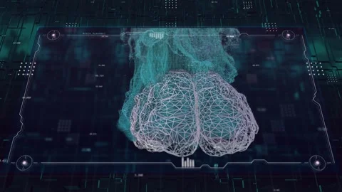 Human Brain Science Background | Stock Video | Pond5