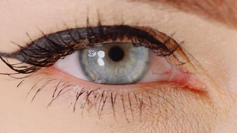 Human Close up eye blinking, Blinking Ey... | Stock Video | Pond5