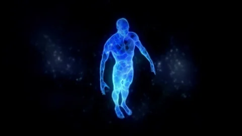 Human Energy Body Zoom-in Reveals Micros... | Stock Video | Pond5