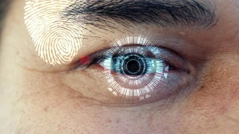 Human Eye Identification Scan Technology... | Stock Video | Pond5
