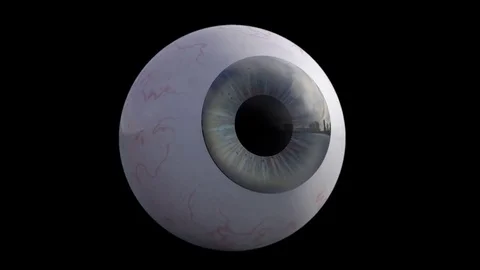 Human eye looking around | Stock Video | Pond5