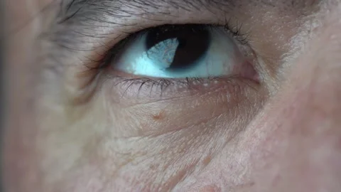 human eye looking left and right | Stock Video | Pond5