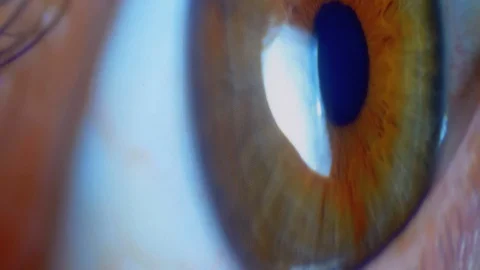 Human Eye on TV Screen Pixels Fluctuates... | Stock Video | Pond5