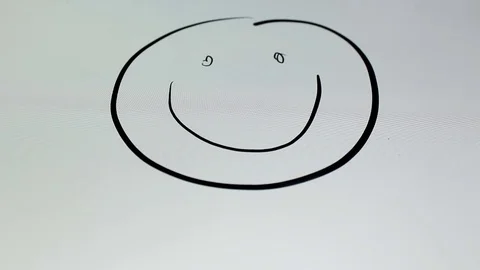 Smiley Face Drawings Cartoons Stock Video Footage | Royalty Free Smiley ...