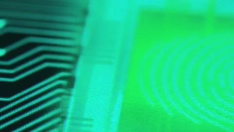 A human finger turns on the touch screen... | Stock Video | Pond5