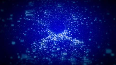 Human Generated Digital Code in a 3D ani... | Stock Video | Pond5