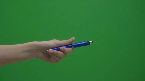 Green Screen Hand Pen Stock Video Footage | Royalty Free Green Screen ...