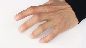 human hand nervously knocking fingers on... | Stock Video | Pond5