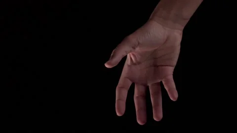 A human hand opening and closing, making... | Stock Video | Pond5