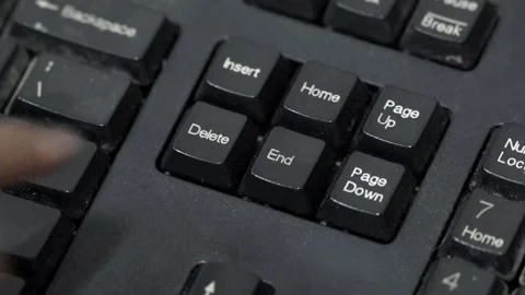 Human Hand Pressing Delete Button - Keyb... | Stock Video | Pond5
