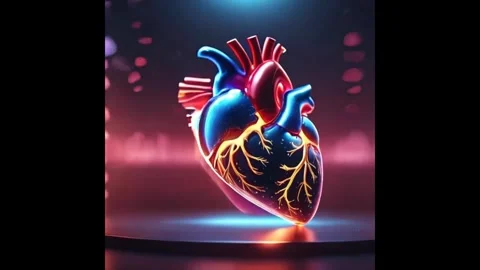 The Human Heart. Anatomy of the Human He... | Stock Video | Pond5