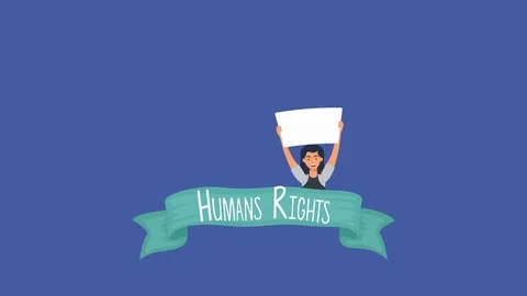 Animation Human Rights Stock Video Footage | Royalty Free Animation ...