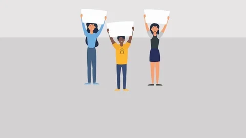 Animation Human Rights Stock Video Footage | Royalty Free Animation ...