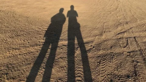 Human shadows. Shadows Silhouette of peo... | Stock Video | Pond5