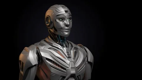 HUMANOID cyborg showcase | Stock Video | Pond5