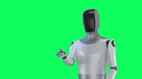 Green Screen Robot Stock Video Footage | Royalty Free Green Screen ...