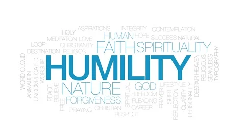 Humility animated word cloud. Kinetic ty... | Stock Video | Pond5