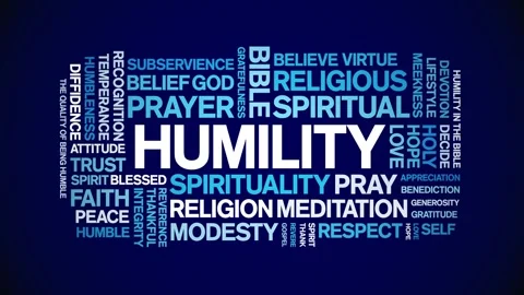 Humility animated word cloud,animation t... | Stock Video | Pond5