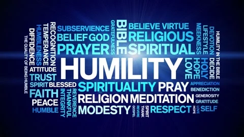 Humility animated word cloud,animation t... | Stock Video | Pond5