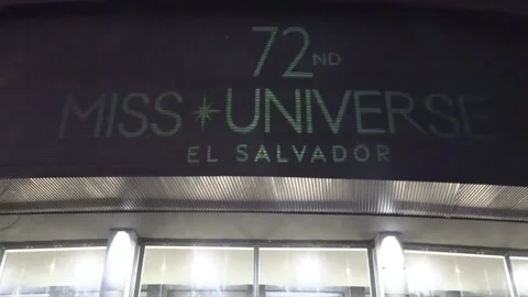 Hundreds gather for Miss Universe 2023 n... | Stock Video | Pond5