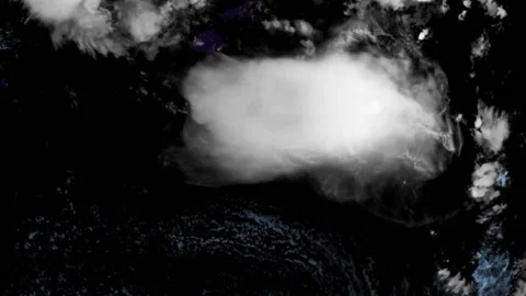 Hunga Tong-Hunga Ha'apai volcano eruptio... | Stock Video | Pond5