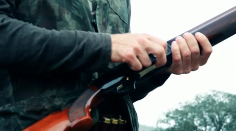 Loading Shotgun Stock Video Footage | Royalty Free Loading Shotgun ...