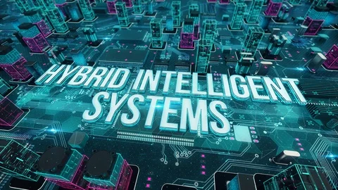 Hybrid Intelligent Systems digital techn... | Stock Video | Pond5
