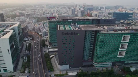 hyderabad, India - 11/18/2023: Deloitte ... | Stock Video | Pond5