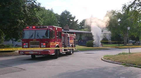 Hydro electrical transformer on fire on ... | Stock Video | Pond5