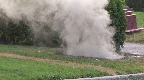 Hydro electrical transformer on fire on ... | Stock Video | Pond5