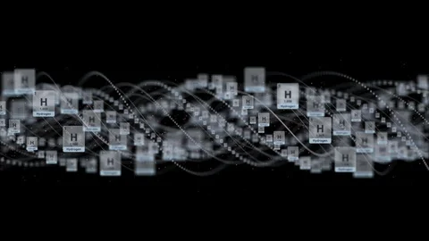 HYDROGEN MOLECULE, Animation, Rendering,... | Stock Video | Pond5