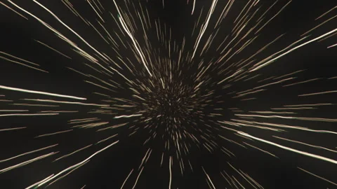 Hyper jump spaceship view. Hyperspace ju... | Stock Video | Pond5