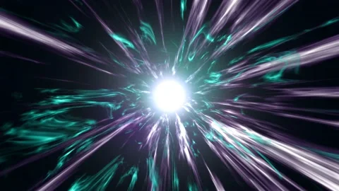 Hyperspace travel effect. Loop animation... | Stock Video | Pond5