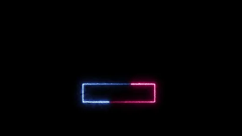 hyphen sign icon neon fire blue pink col... | Stock Video | Pond5