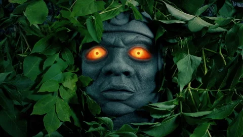 Hypnotic Eyes Idol Found By Explorer In ... | Stock Video | Pond5