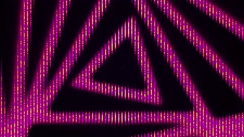Hypnotic triangle pattern background. An... | Stock Video | Pond5