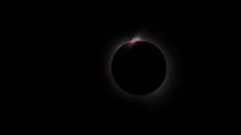'I cried'; crowd in awe of solar eclipse... | Stock Video | Pond5